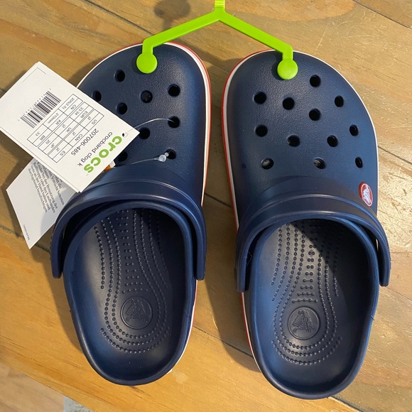 CROCS | Shoes | Crocs Kids Navy Clogs Croc Band | Poshmark
